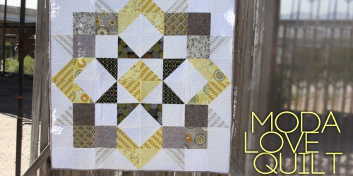 Moda Love Quilt - Finished At Last! - brownbirddesigns