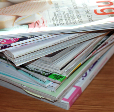 Organizing Magazines - brownbirddesigns
